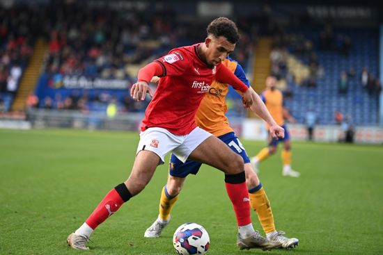 Remeao Hutton Swindon Town Holds Off Editorial Stock Photo - Stock ...