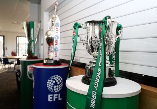 Efl Trophies Seen Set Photos Editorial Stock Photo - Stock Image ...