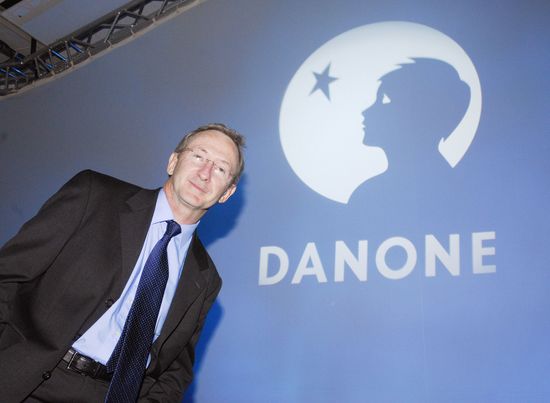 French Foodprocessing Giant Danone Ceo Chairman Editorial Stock Photo ...