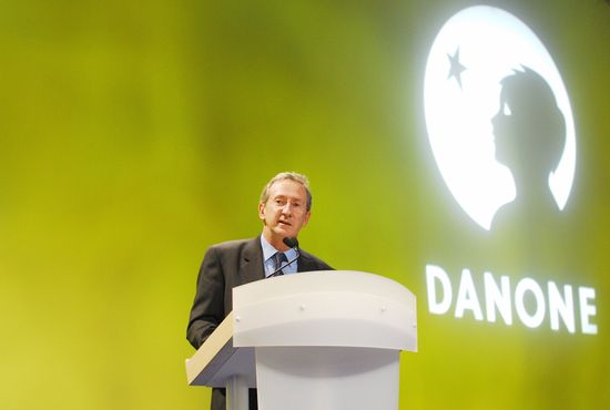 French Foodprocessing Giant Danone Ceo Chairman Editorial Stock Photo ...