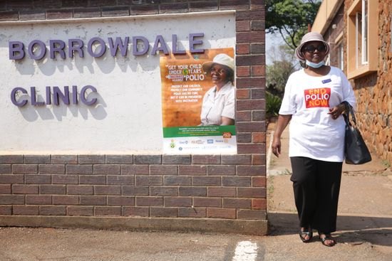 Polio Voluntary Worker Leaves Borrowdale Clinic Editorial Stock Photo ...