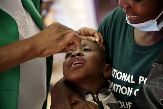 Child Gets Polio Vaccine Borrowdale Clinic Editorial Stock Photo ...