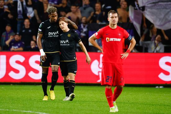 Michael Murillo Rsca Anderlecht L Yari Editorial Stock Photo - Stock ...