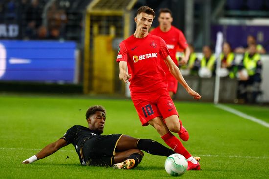 Octavian Popescu Fcsb R Michael Murillo Editorial Stock Photo - Stock ...