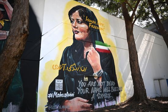 Mural Mahsa Amini By Artist Scott Editorial Stock Photo - Stock Image ...