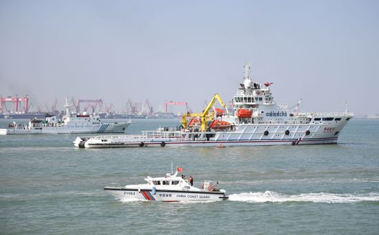 Rescue Vessels Take Part Maritime Search Editorial Stock Photo - Stock ...