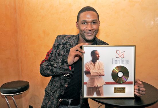 French Singer Slai Poses His Gold Editorial Stock Photo - Stock Image ...