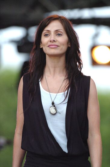 Aussie Singer Nathalie Imbruglia Performs On Editorial Stock Photo ...