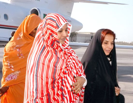 Sudanese Presidents Wife Fatima Bashir Greeted Editorial Stock Photo - Stock Image | Shutterstock