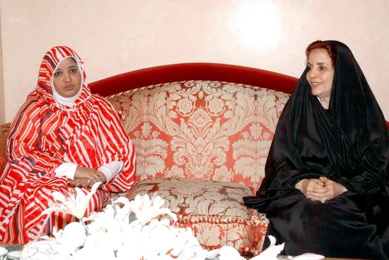 Sudanese Presidents Wife Fatima Bashir Greeted Editorial Stock Photo - Stock Image | Shutterstock