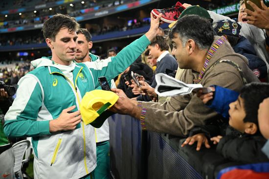 Pat Cummins Australia Signs Autographs Fans Editorial Stock Photo ...