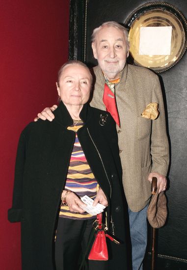 French Actor Philippe Noiret His Wife Editorial Stock Photo - Stock ...
