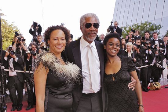 Us Actor Morgan Freeman Wife Myrna Editorial Stock Photo - Stock Image ...
