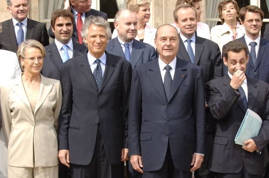 French President Jacques Chirac Poses Members Editorial Stock Photo ...