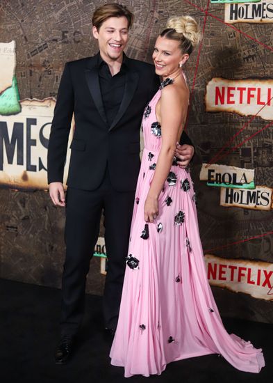 American Actor Jake Bongiovi Girlfriendbritish Actress Editorial Stock ...
