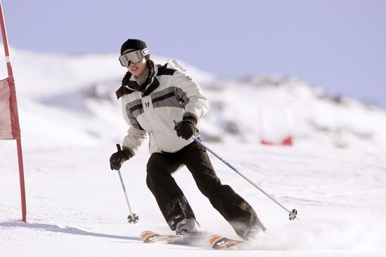 Marjolaine On Slopes During Trophies Communication Editorial Stock ...