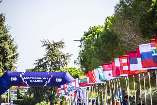 Flags During Fia Motorsport Games On Editorial Stock Photo - Stock ...