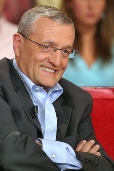 French Former Politician Francois Leotard During Editorial Stock Photo ...