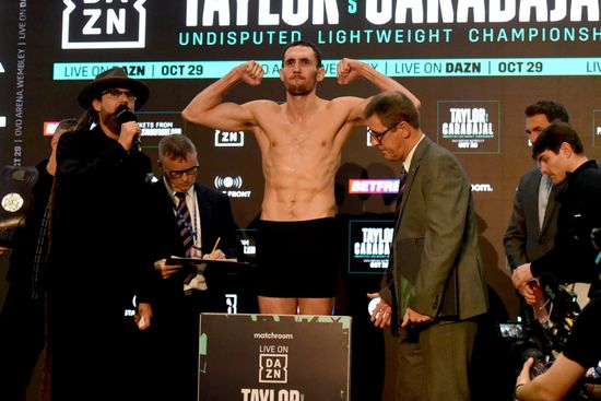 Mickey Ellison On Scales During Weighin Editorial Stock Photo - Stock ...