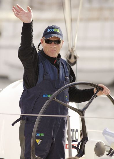 British Skipper Mike Golding Greet Public Editorial Stock Photo - Stock ...