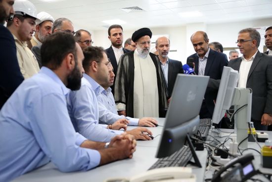 Iranian President Ebrahim Raisi Attends Inauguration Editorial Stock ...