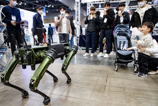 Ghost Robotics Vision 60 Seen During Editorial Stock Photo - Stock ...