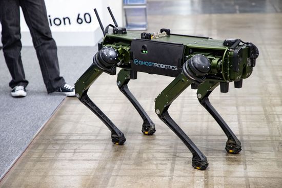 Ghost Robotics Vision 60 Seen During Editorial Stock Photo - Stock ...