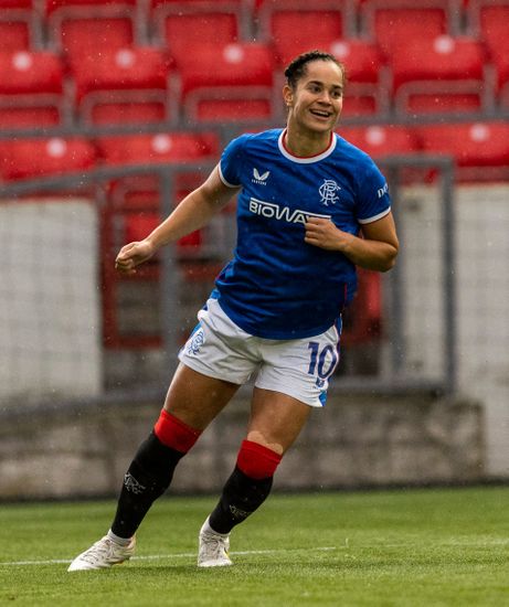 Rangers Womens Forward Kayla Mccoy Celebrates Editorial Stock Photo ...