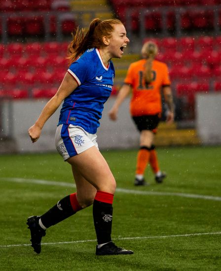 Rangers Womens Midfielder Colette Cavanagh Celebrates Editorial Stock ...