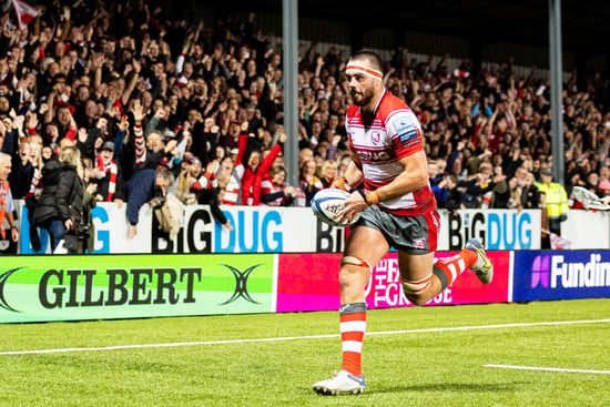 Lewis Ludlow Gloucester Rugby Scores His Editorial Stock Photo - Stock ...