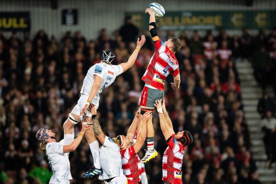 Freddie Clarke Gloucester Rugby Taps Line Editorial Stock Photo - Stock ...
