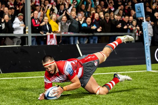 Lewis Ludlow Gloucester Rugby Scores His Editorial Stock Photo - Stock ...
