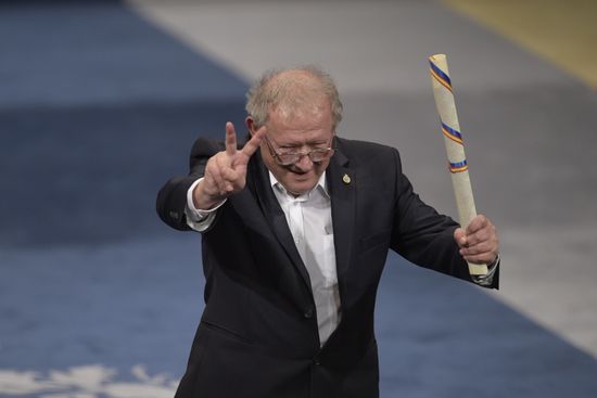 Polish Journalist Adam Michnik Winner 2022 Editorial Stock Photo ...