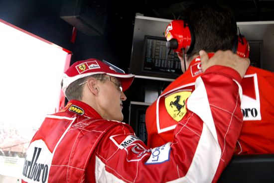 German Formula 1 Driver Michael Schumacher Editorial Stock Photo ...