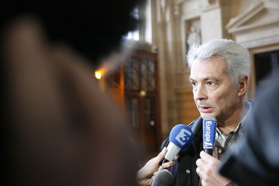 Pierre Martel Answers Press Court Paris Editorial Stock Photo - Stock ...