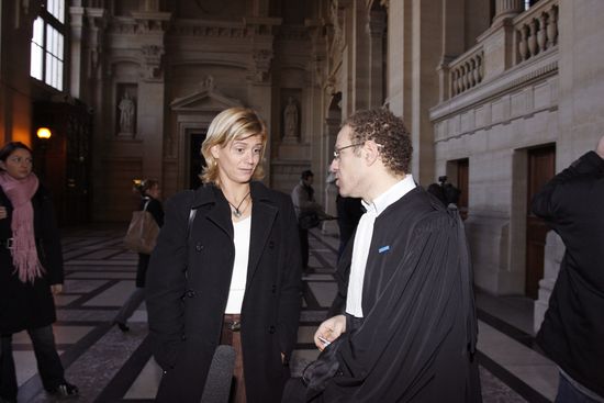 Karine Duchochois Lawyer Eric Dupondmoretti Court Editorial Stock Photo ...