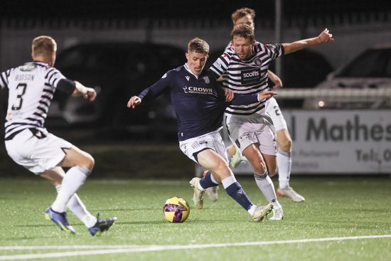 Luke Mccowan Dundee Takes On Lee Editorial Stock Photo - Stock Image ...