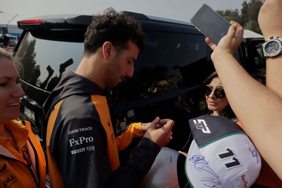 Daniel Joseph Ricciardo Driver Upon His Editorial Stock Photo - Stock ...