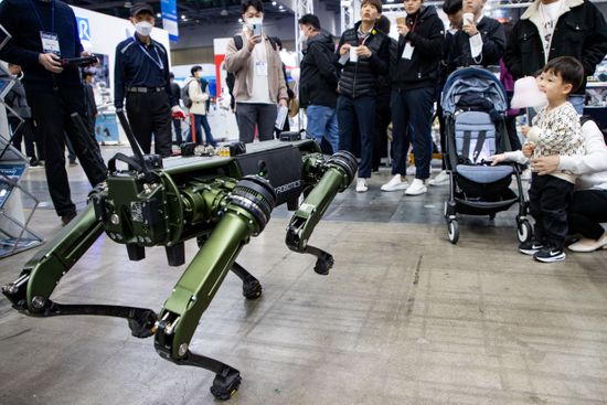 Ghost Robotics Vision 60 Seen During Editorial Stock Photo - Stock ...