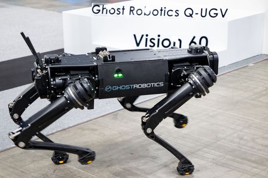 Ghost Robotics Vision 60 Seen During Editorial Stock Photo - Stock ...