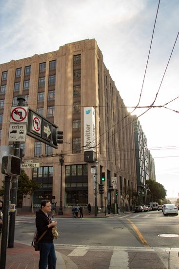 Exterior Twitter Headquarters San Francisco California Editorial Stock ...