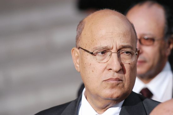 Palestinian Leader Nabil Chaath On November Editorial Stock Photo ...