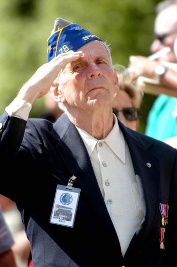 Dday Veterans 29th Infantry Division Their Editorial Stock Photo ...