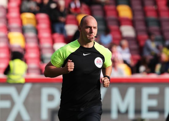 Referee Bobby Madley Returns Premier League Editorial Stock Photo ...