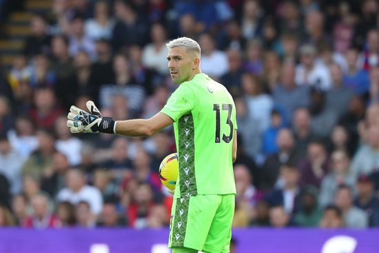 Goalkeeper Vicente Guaita Crystal Palace Selhurst Editorial Stock Photo ...