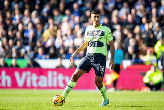 Manchester City Midfielder Rodri 16 During Editorial Stock Photo ...