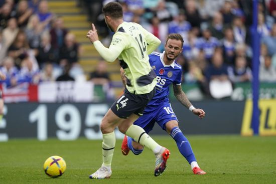James Maddison R Leicester Action Against Editorial Stock Photo - Stock ...