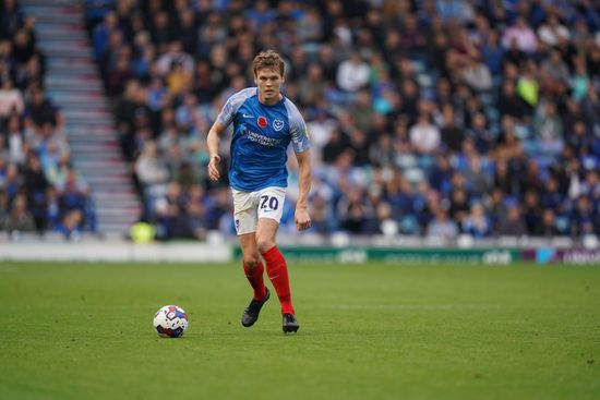 Portsmouth Defender Sean Raggett During Efl Editorial Stock Photo ...