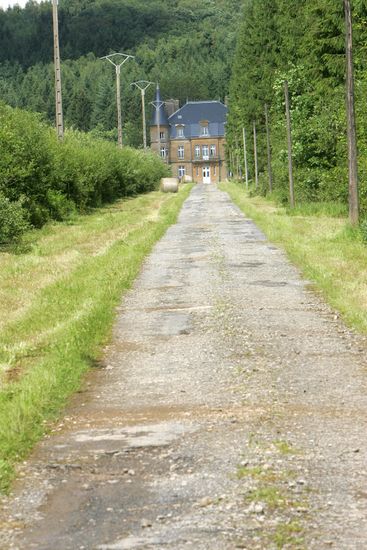 Michel Fournirets Property Chateau Sautou Stands Editorial Stock Photo ...