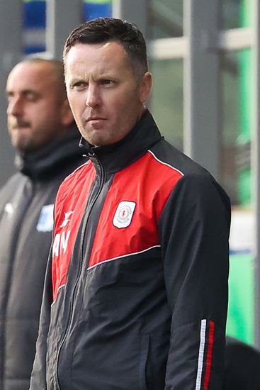 Crewe Alexandra Manager Alex Morris During Editorial Stock Photo ...